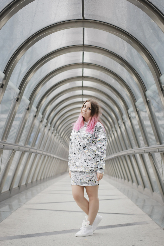 Total look Monki et son imprimé digital mania - Lazy Kat