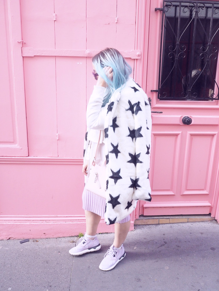 Look : Pastel et fourrure Missguided - Lazy Kat