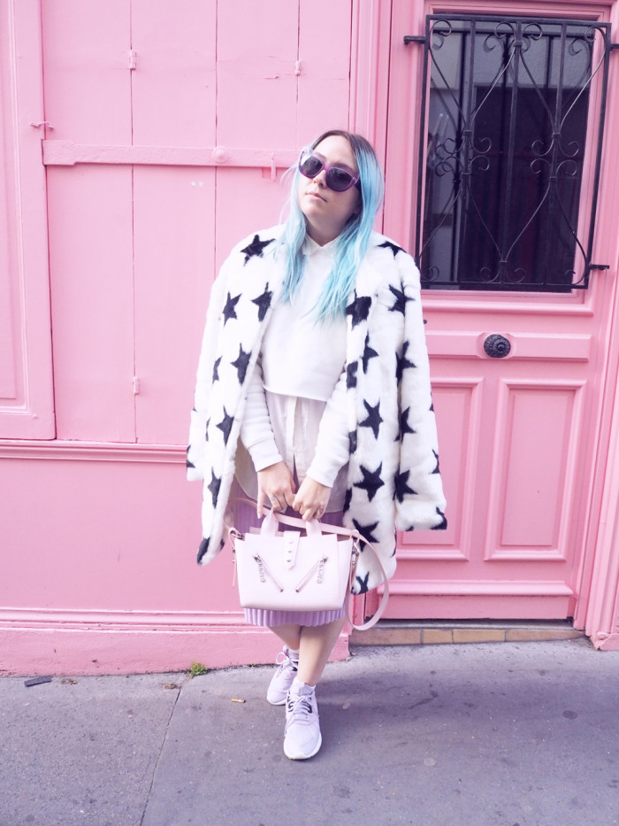 Look : Pastel et fourrure Missguided - Lazy Kat
