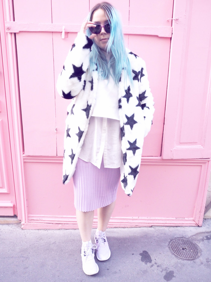 Look : Pastel et fourrure Missguided - Lazy Kat