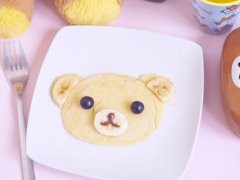 Rilakkuma pancakes - Lazy Kat