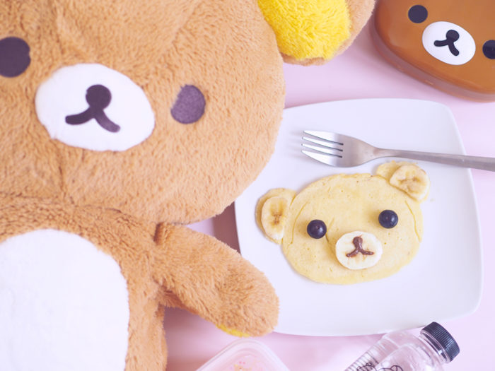 Rilakkuma pancakes - Lazy Kat