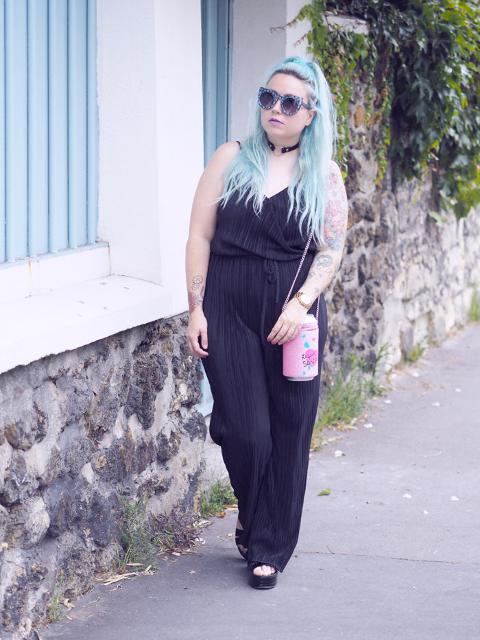 Fashion : Primark pleated jumpsuit and What For flatform outfit - Lazy Kat