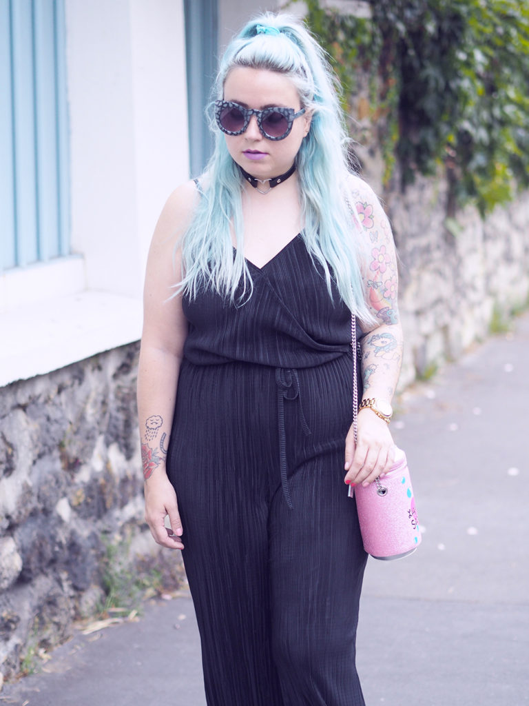 Fashion : Primark pleated jumpsuit and What For flatform outfit - Lazy Kat